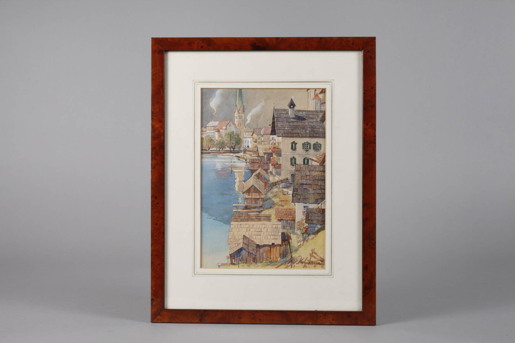 Josef Holzmeier, Hallstatt im - auctions & price archive