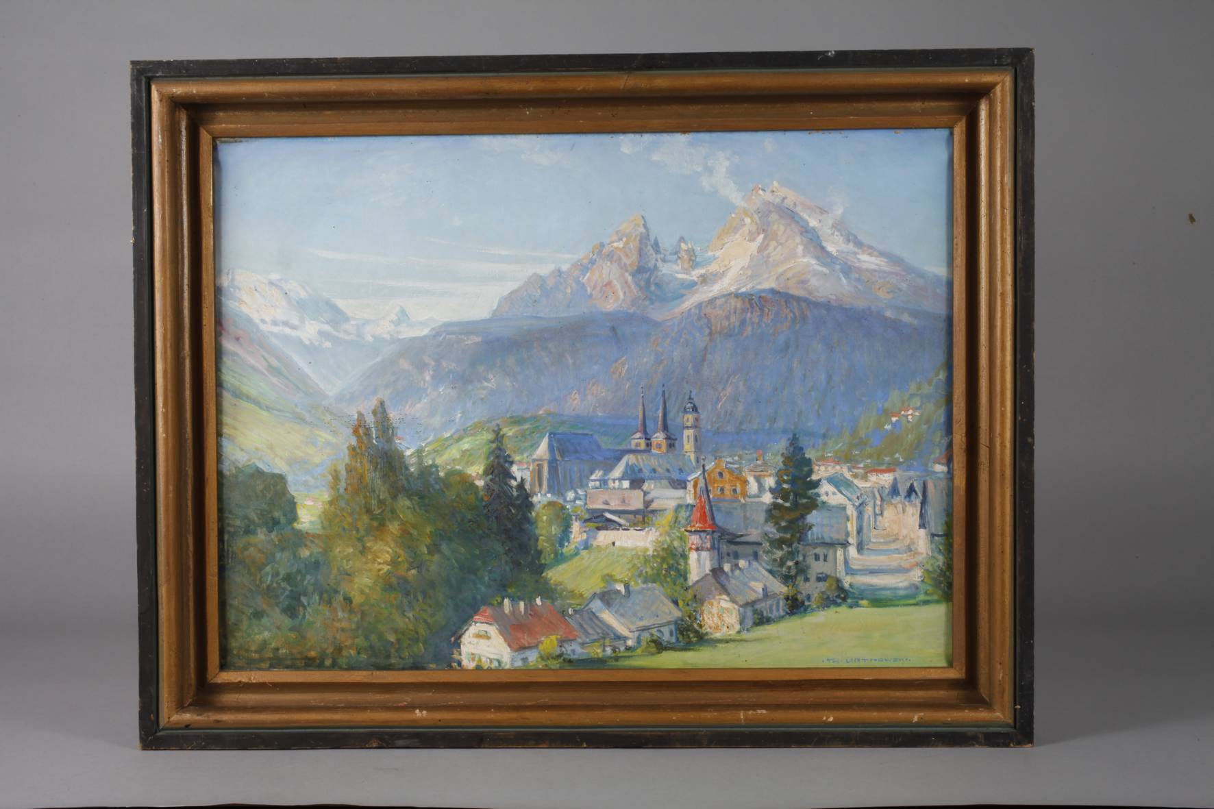 Theodor Urtnowski, Berchtesgaden mit - auctions & price archive