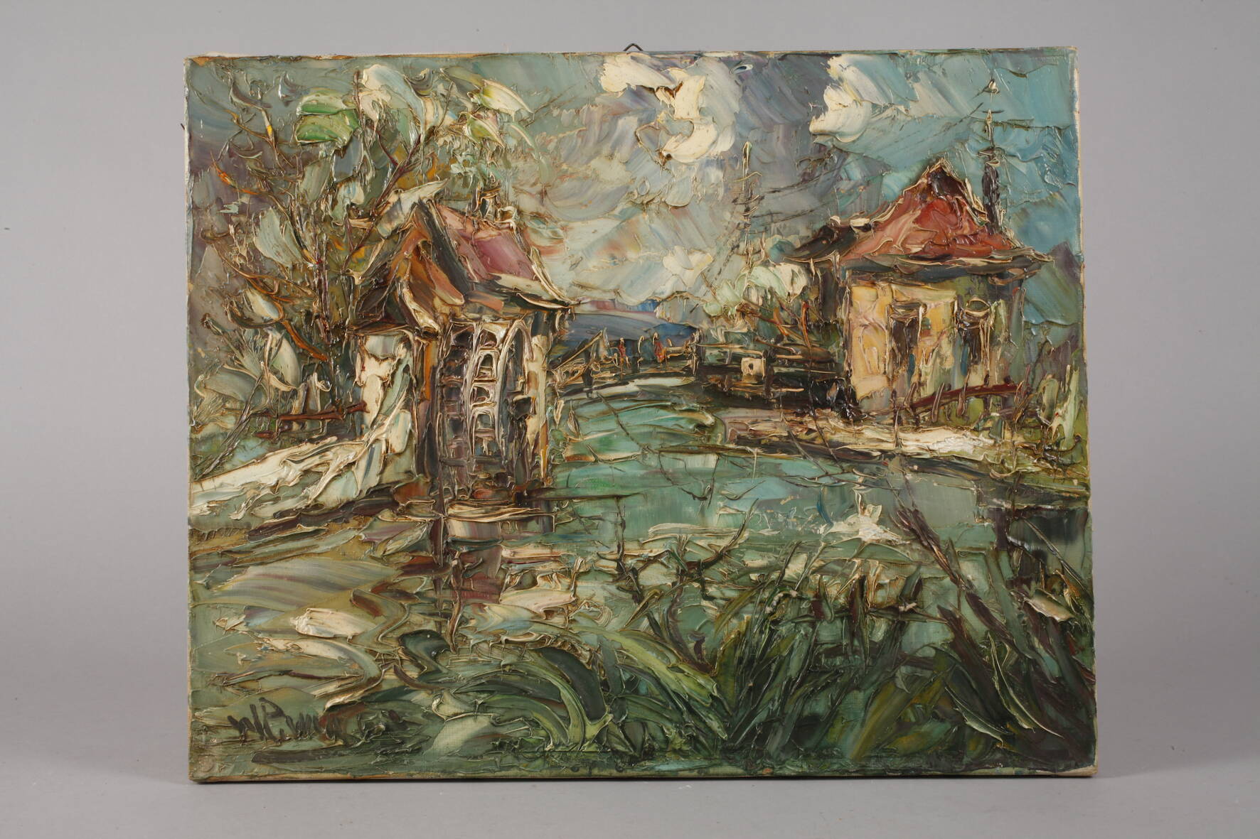 Prof. Walter Prescher van Ed, "Mühle in - auctions & price archive