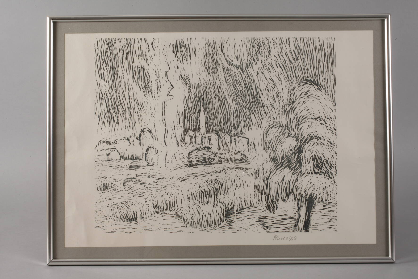 Prof. Wilhelm Rudolph, Gewitter über dem - auctions & price archive