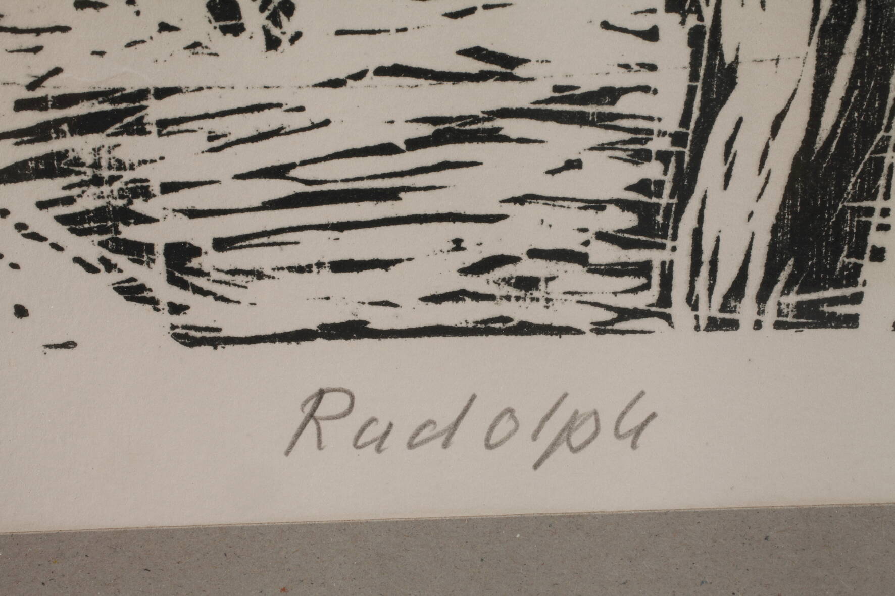 Prof. Wilhelm Rudolph, Gewitter über dem - auctions & price archive